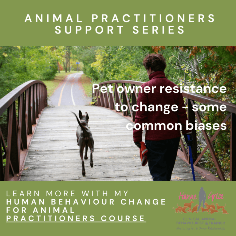 Animal Practitioner Series - Common causes for owner resistance to ...